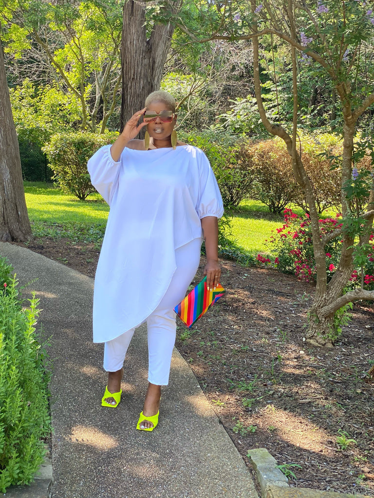 All White Party Set up to plus size white set - Treasured Joule | PLUS ...